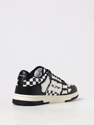 Amiri Checkerboard Bone Runner Sneakers - Black