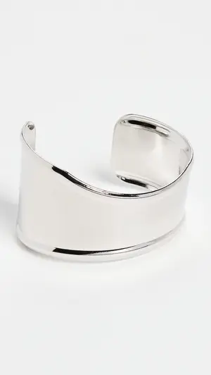 ADINA EDEN Indented Curved Bangle Bracelet