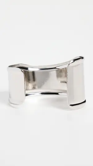 ADINA EDEN Indented Curved Bangle Bracelet
