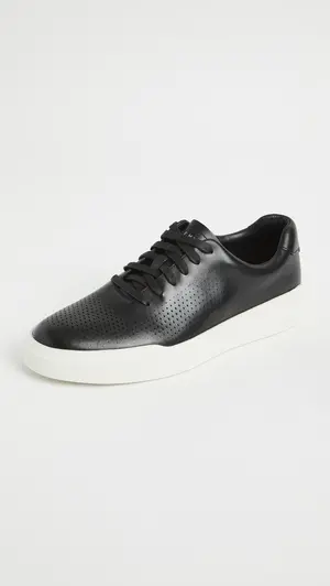 Cole Haan Grandpro Rally Laser Cut Sneakers - Black