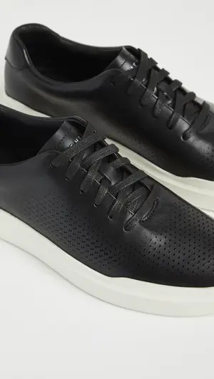 Cole Haan Grandpro Rally Laser Cut Sneakers - Black