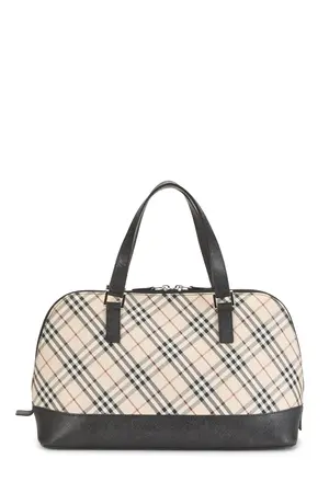 Burberry House Check Jacquard Dome Handbag