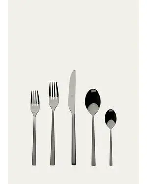 MEPRA Atena 5-piece Flatware Set - Black