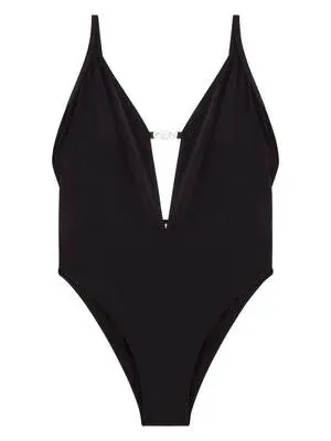 DIESEL® Oval D-plaque Jersey Bodysuit
