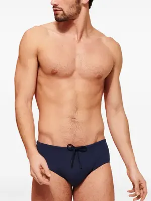 Vilebrequin Drawstring-waist Swimming Trunks - Blue