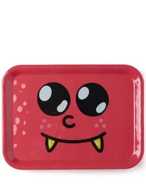 SELETTI Monsters Baby Gregorio Rectangle-shape Tray - Red