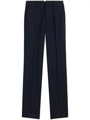 AMI Paris Wool Tailored Trousers - Blue