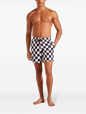 Vilebrequin Damier Check-pattern Swim Shorts