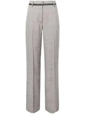 Proenza Schouler Aiden Mélange Wide-leg Trousers