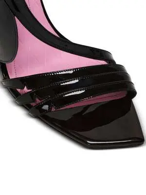 Balmain Eden 95mm Cut-out Patent Sandals