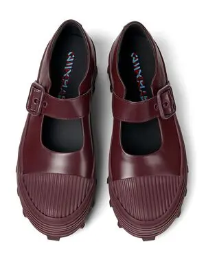Camper Traktori Leather Loafers - Red