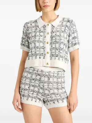 Cinq À Sept Adalee Short-sleeve Cardigan