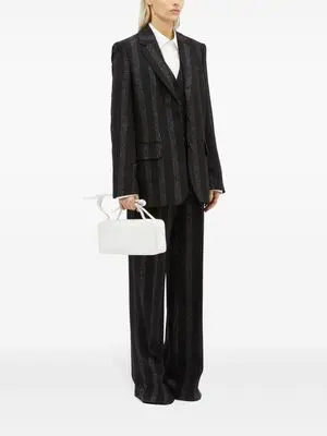 MSGM Striped Single-breasted Blazer