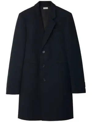 Burberry Single-breasted Wool Coat