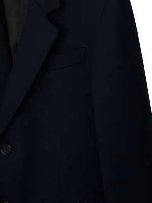 Burberry Single-breasted Wool Coat