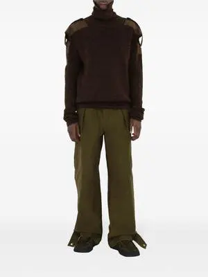 Burberry Detachable-sleeve Wool Jumper
