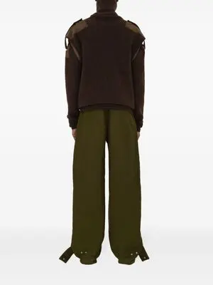 Burberry Detachable-sleeve Wool Jumper