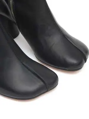 MAISON MARGIELA Leather Ankle Boots - Black