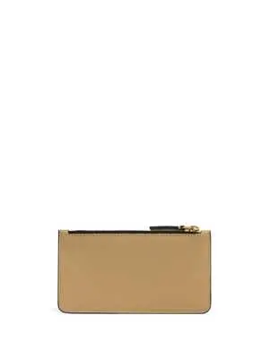 Marni Zipped Leather Card Case - Neutrals