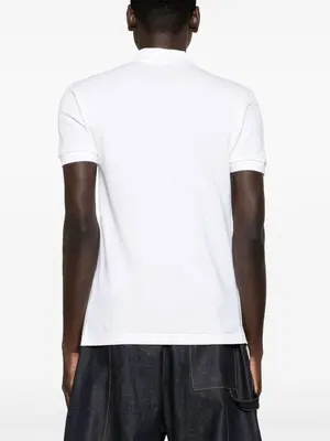 Play Comme Des Garcon Heart-patch Cotton Polo Shirt
