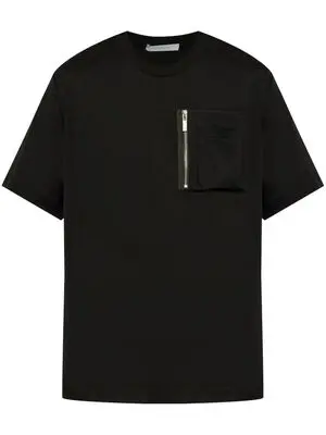 Helmut Lang Zip Pocket Cotton T-shirt