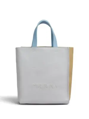 Marni Contrasting Tote Bag - White