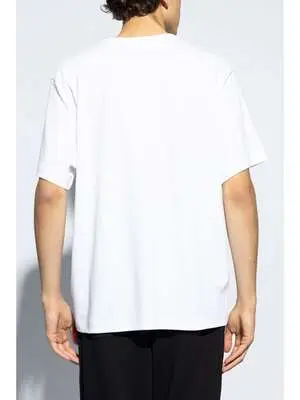 Helmut Lang Logo Plaque Cotton T-shirt