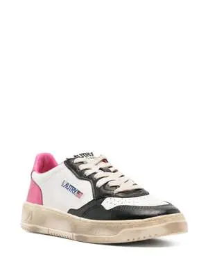 AUTRY Super Vintage Panelled Sneakers - White