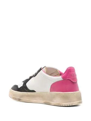 AUTRY Super Vintage Panelled Sneakers - White