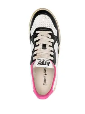 AUTRY Super Vintage Panelled Sneakers - White