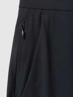 REISS Split Technical Trousers - Navy