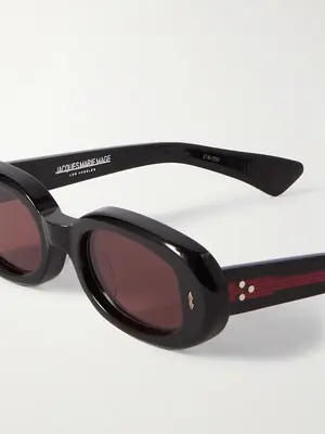 JACQUES MARIE MAGE Besset Oval-frame Sunglasses