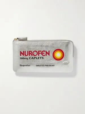 ANYA HINDMARCH Nurofen Textured-leather Clutch