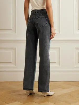 SLVRLAKE Re-work Grace High-rise Wide-leg Jeans - Blue