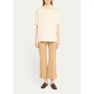 Gucci Jordaan Leather Loafers - Camel