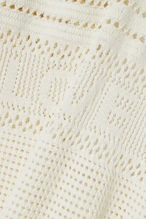 Stella McCartney Crocheted Cotton Mini Dress
