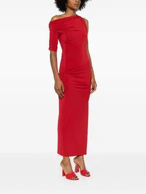 Jacquemus La Robe Drapeado Maxi Dress