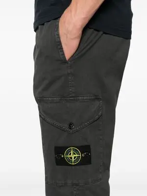 Stone Island Compass Badge Cargo Trousers - Grey