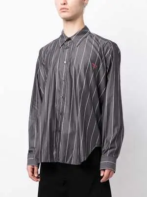 Martine Rose Woven Pulled Neck Shirt White