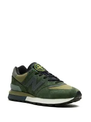 NEW BALANCE X Stone Island 574 Legacy Sneakers - Green