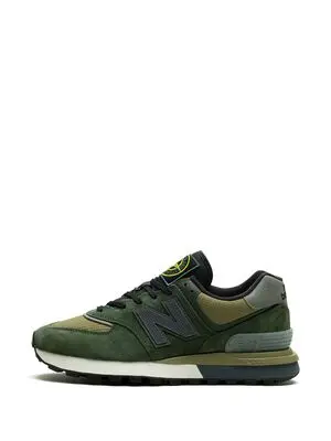 NEW BALANCE X Stone Island 574 Legacy Sneakers - Green