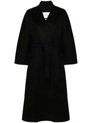Max Mara Ludmilla Icon Belted Coat - Black