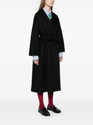 Max Mara Ludmilla Icon Belted Coat - Black