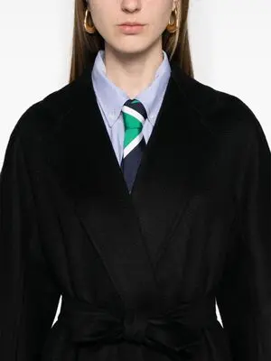 Max Mara Ludmilla Icon Belted Coat - Black