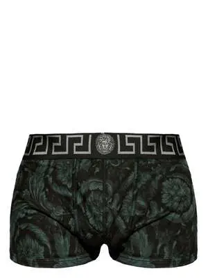 Versace Barocco-print Greca-border Boxers