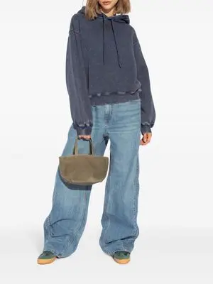 Alexander Wang Logo-embossed Boyfriend Jeans