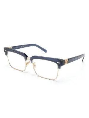 Miu Miu Rectangle Frame Glasses