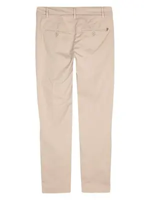 DONDUP Cotton Straight-leg Trousers - Brown