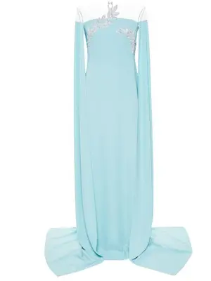 CRISTALLINI Kassandra Maxi Dress - Blue