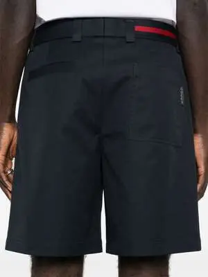 Gucci Tailored Cotton Twill Shorts - Blue
